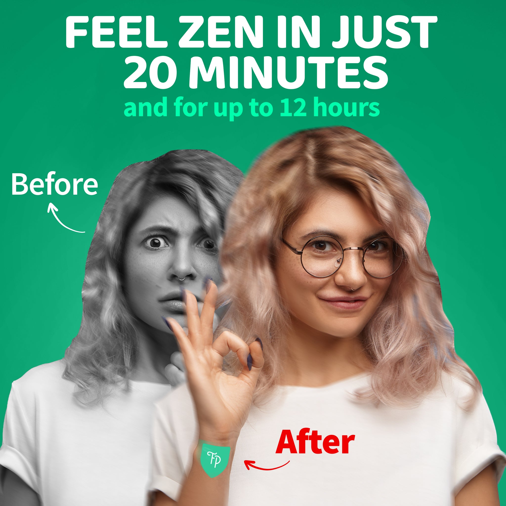 Zen Patch stress relief Zen Patches Ashwagandha Calming and Relaxation