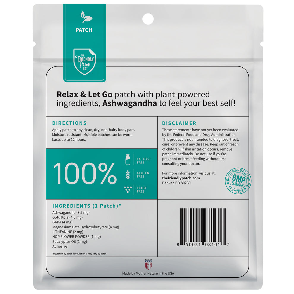 Zen Patches: Relax & Let Go 28-Pack | Monthly Supply